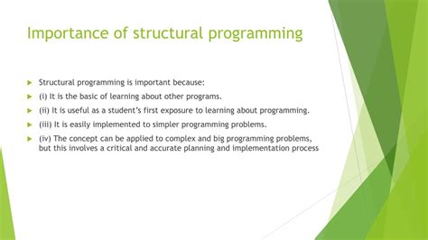 Ppt Topic 4 Structural And Object Oriented Programming Powerpoint