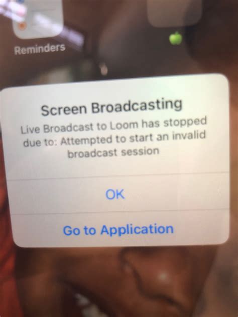 Invalid Screen Broadcasting Session Apple Community