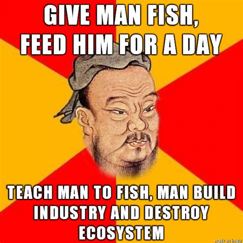 Wise Confucius Say Meme Guy