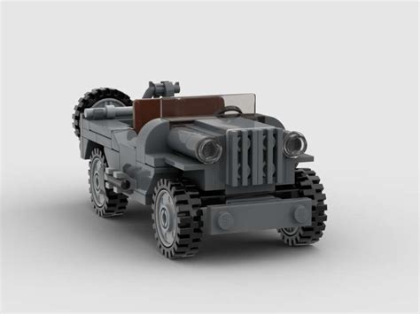 Lego Moc Willys Jeep By Mikalagrand Rebrickable Build With Lego