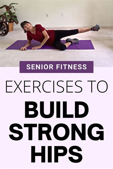 Hip Strengthening Exercises For Seniors Fitness With Cindy Hip