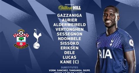 토트넘 사우샘프턴전 선발 발표 손흥민 징계 마지막 경기