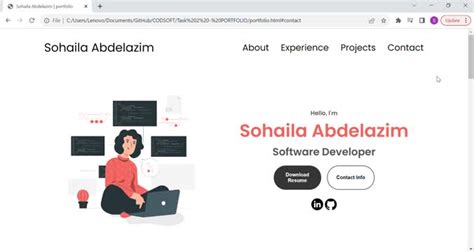 Sohaila Abdelazim On Linkedin Webdevelopment Codsoftinternship