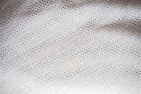 Premium Photo White Sports Jersey Fabric Texture Background