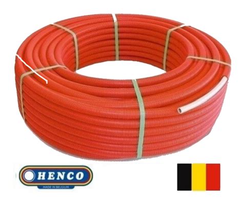Henco RIXc Buis 16/2 mm met beschermingsmantel rood (Rol 25 m ...