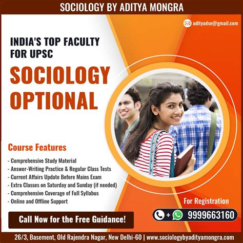 Sociology Optional Coaching For Upsc By Sociology By Aditya Mongra