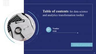 Data Science And Analytics Transformation Toolkit Powerpoint