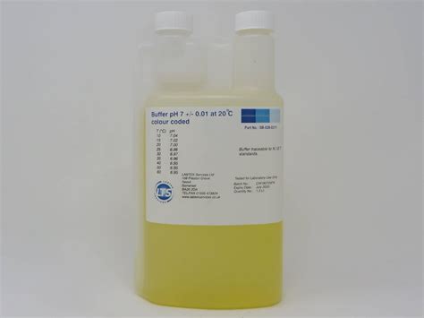 Buffer Ph 7 Yellow Easy Dosing Bottle 1ltr Labtek Services Ltd