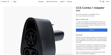 Tesla Drops Price Of Ccs Adapter By 30 Drive Tesla