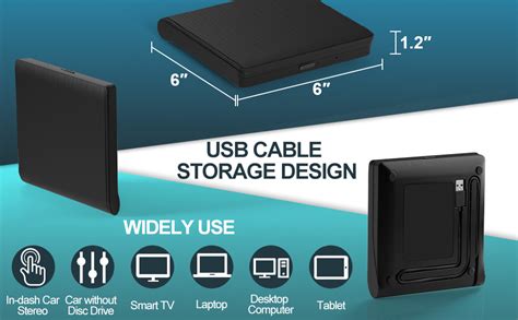 External Portable Cd Player For Car Homlab Universal Car Cd Players With Extra