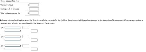 Solved Fifo Method Two Department Analysis Muskoge Company