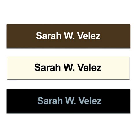 3 3 Magnetic Nameplate Insert 9W X 2H Square Corners 8 11 16W X 1 3 4H