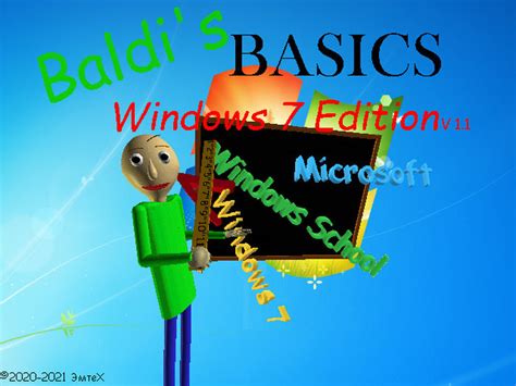 Baldis Basics Windows 7 Edition By Nagisa Shiota Itchio