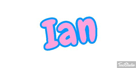 Ian Name Animated  Logo Designs