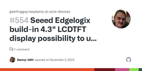 Seeed Edgelogix Build In 43 Lcdtft Display Possibility To Use It Like