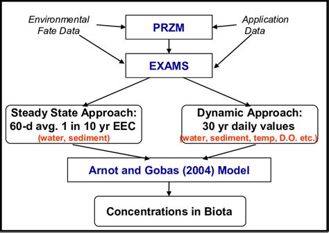 3 Bioaccumulation Modeling Approach Using Przm Examsarnot And Gobas