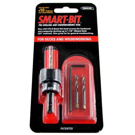 Qty 1 Smart Bit Tool 10g Countersink Tool Decking Screw Pre Drilling