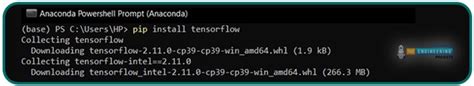 installation of tensorflow for deep learning the engineering projects