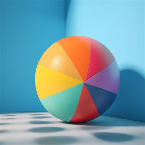 Premium Ai Image Colorful Balls On Black Background