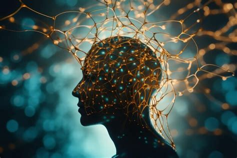 Premium Ai Image Human Head Glowing Generate Ai