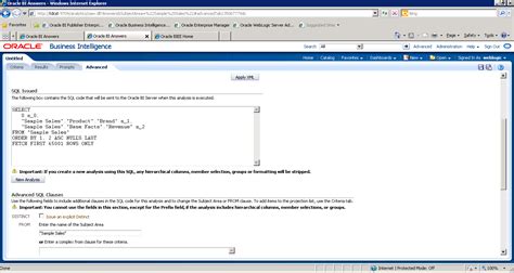 Oracle Bi Practice Obiee 11g Multiple Values In Single Column Using