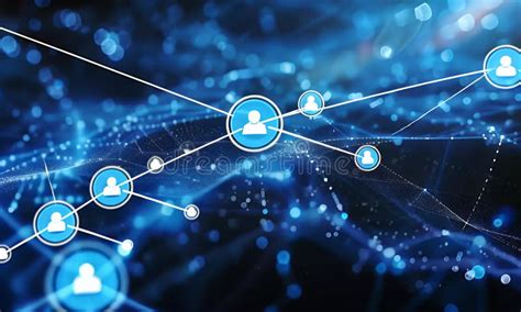 Abstract Blue Bokeh Lights With Glowing Particles Forming A Wavy Surface Stock Video Video Of