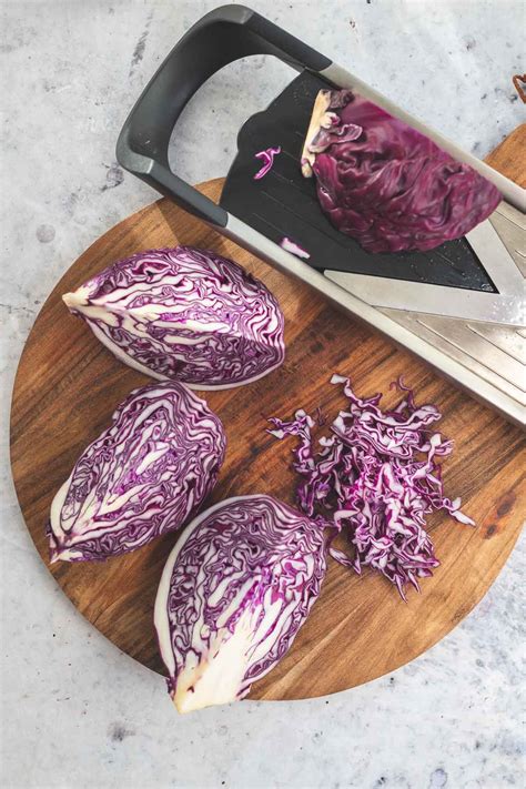 Red Cabbage Mango Slaw Recipe Elle Republic