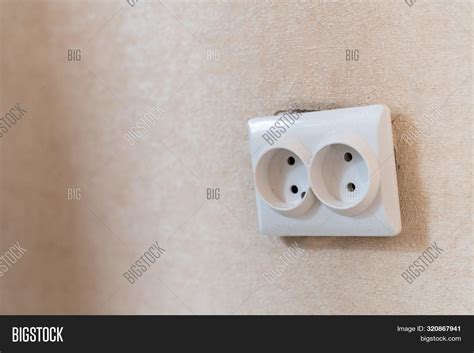 Ac Power Double Socket Image Photo Free Trial Bigstock