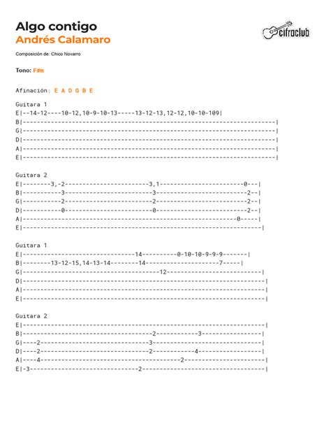 Acordes Andrés Calamaro Algo Contigo Pdf