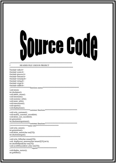 Electricitybillsystemreport Pdf