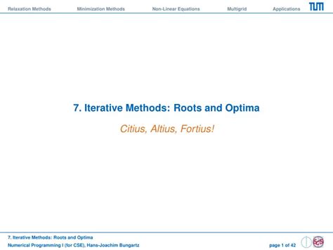 [ppt] 7 iterative methods roots and optima citius altius fortius