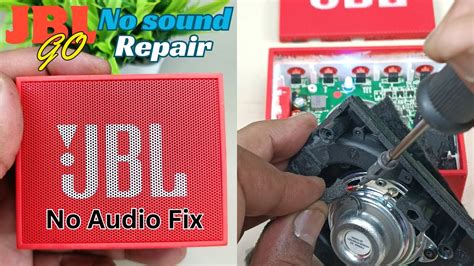 No Sound but Bluetooth connected | JBL Go no audio | How to repair Bluetooth speaker | How to ...