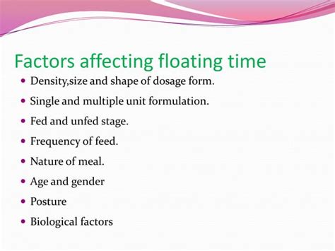 Floating Drug Delivery System Ppt PPTX Chemistry Science