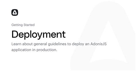 Deployment