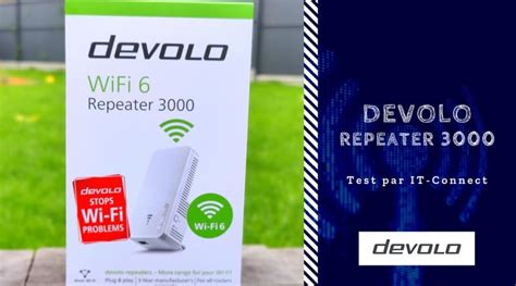 Test Devolo Wifi 6 Repeater 3000 Répéteur Wifi