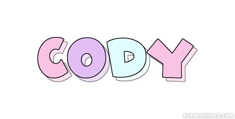 Cody Logo Free Name Design Tool From Flaming Text