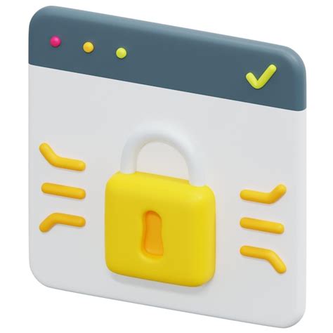 premium psd internet 3d render icon illustration