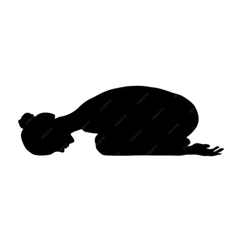 Premium Vector Yoga In Silhouette Vector Art On Background