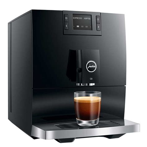 machine à café à grains jura c8 piano black ea
