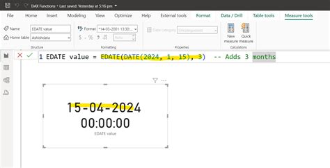 Edate Dax Function In Power Bi Examples And Usage Ashish Coder