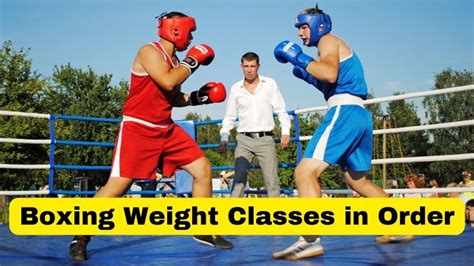 What Are The 17 Boxing Weight Classes In Order The Reading Order