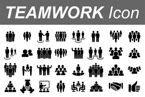 Simple Set Of Team Work Related Vector Icons Contains Such Icons As Collaboration Research
