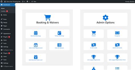 Bricks Admin Dashboard