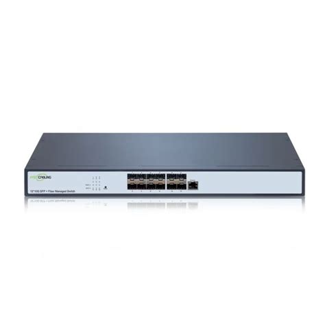 12 Port 10g Sfp Managed Switch Fastcabling