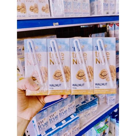 SỮA HẠT TH TRUE MILK ÓC CHÓ MACCA HẠNH NHÂNC ML DATE LUÔN MỚI LỐC HỘP BigBuy
