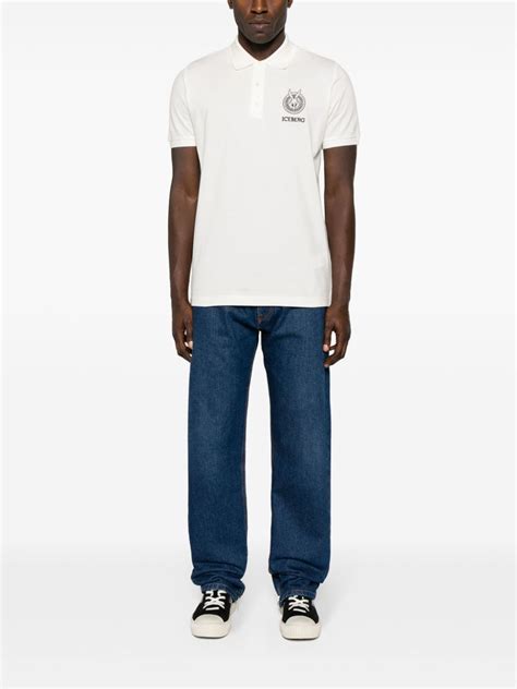 Iceberg Bugs Bunny Print Cotton Polo Shirt Farfetch