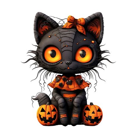 Halloween Stitch Zombie Kitty Voodoo Doll Evil Cat Sewing Monster Kitty