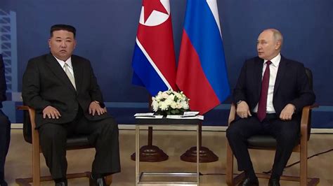 Kim Jong Un Meets With Putin In Russia Good Morning America