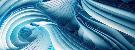 Premium Photo Blue Pastel Abstract Background Abstract Wave