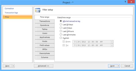 ApexSQL Log 2013 Sneak Peek Part 2